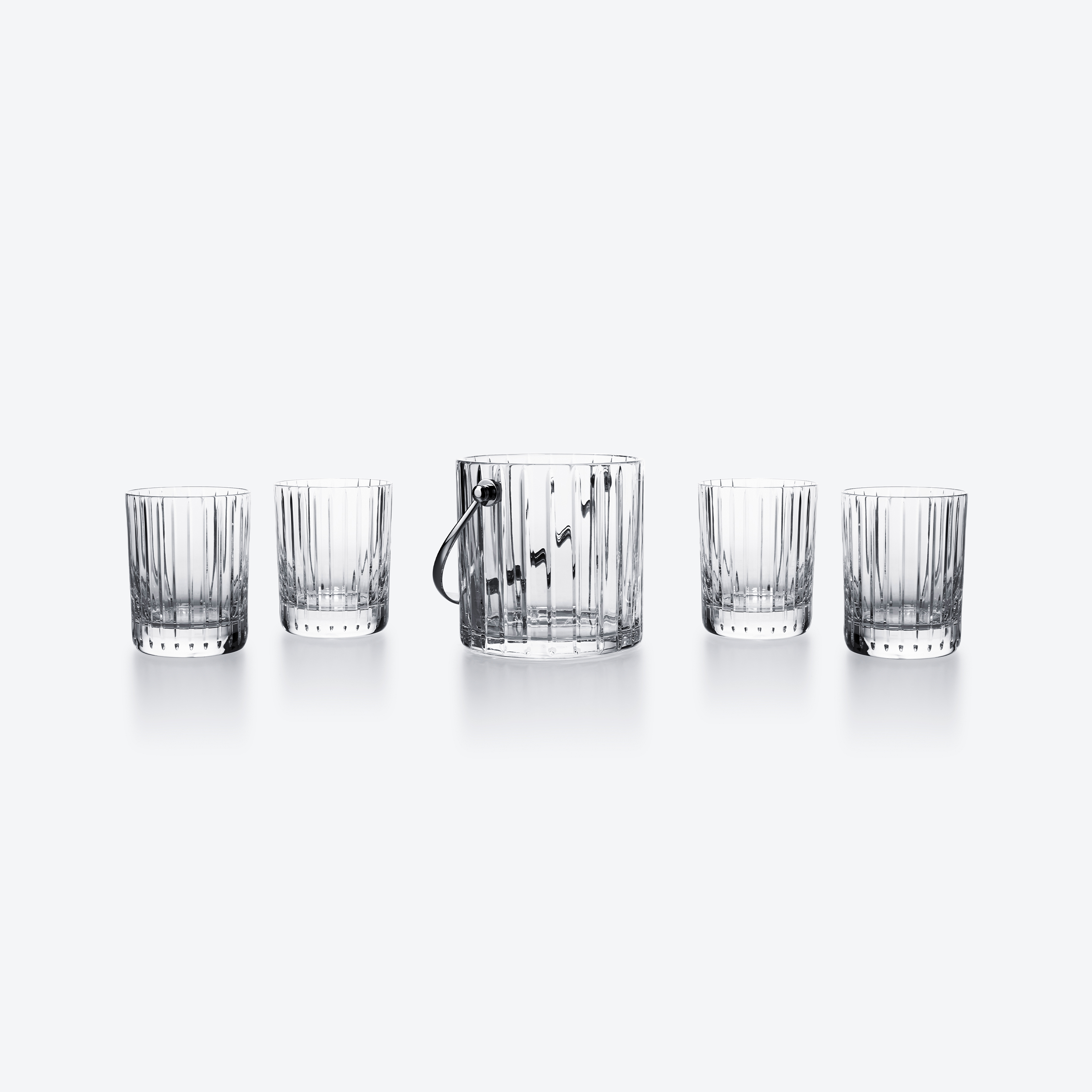 Harmonie On The Rocks Tumblers and Ice Bucket Set | Baccarat France